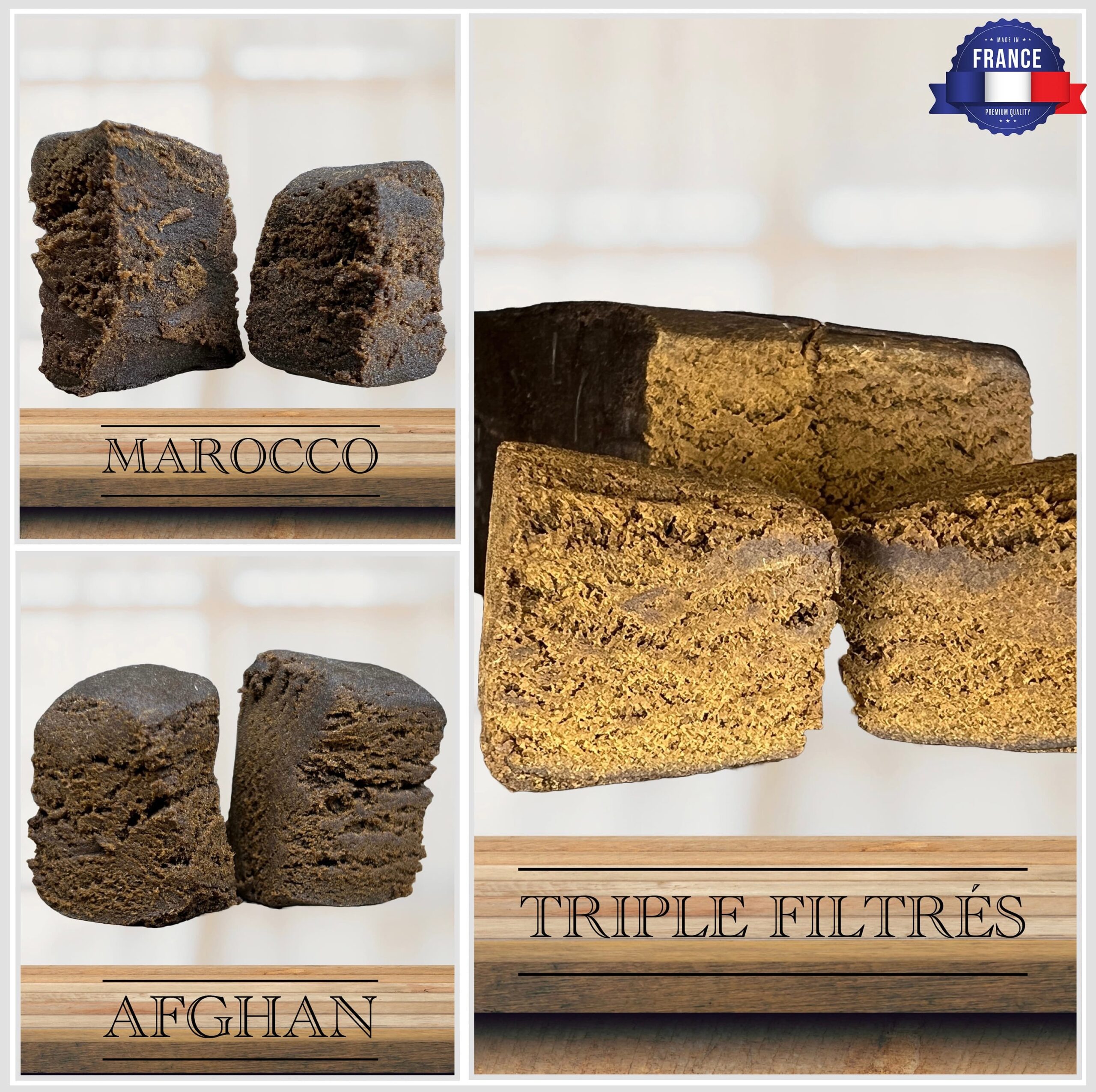 PACK DECOUVERTE RESINES CBD NOIRES - CBD du Sud